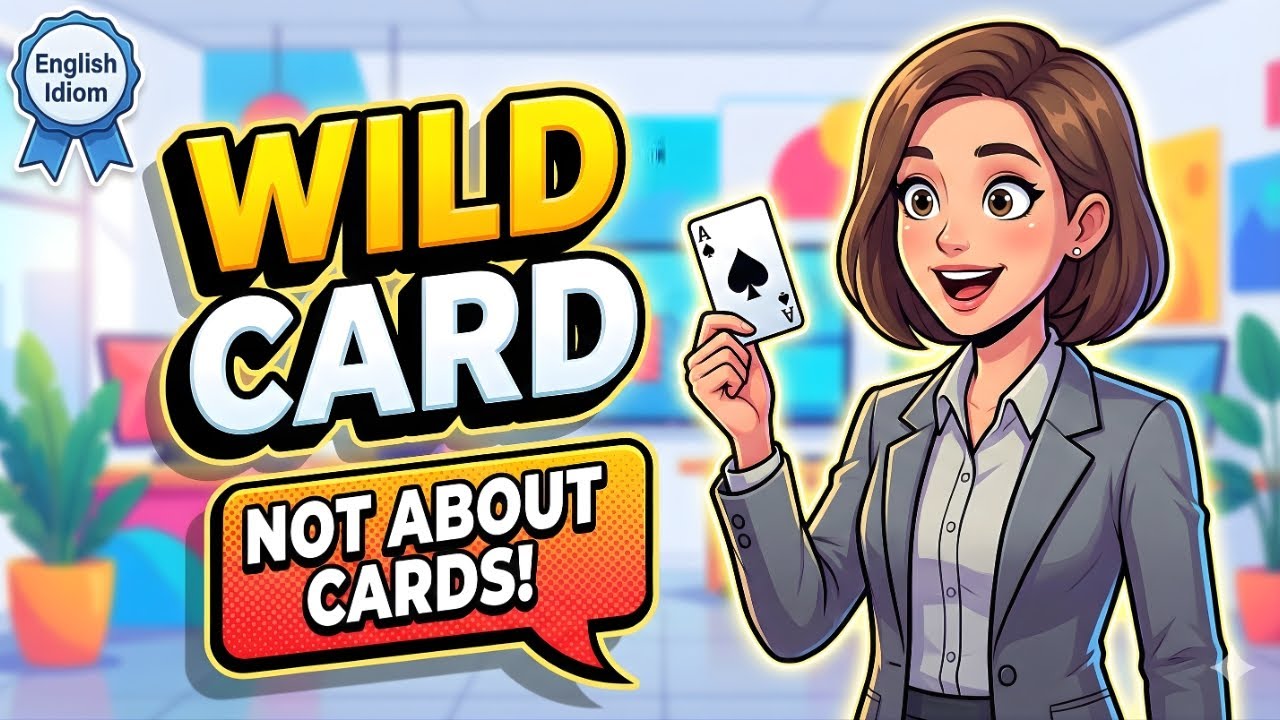 WILD CARD 🃏 | Learn This English Idiom with Stories - YouTube