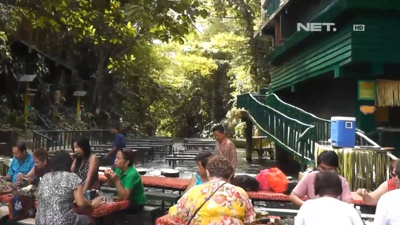 NET17 - Restoran dibawah air terjun - YouTube