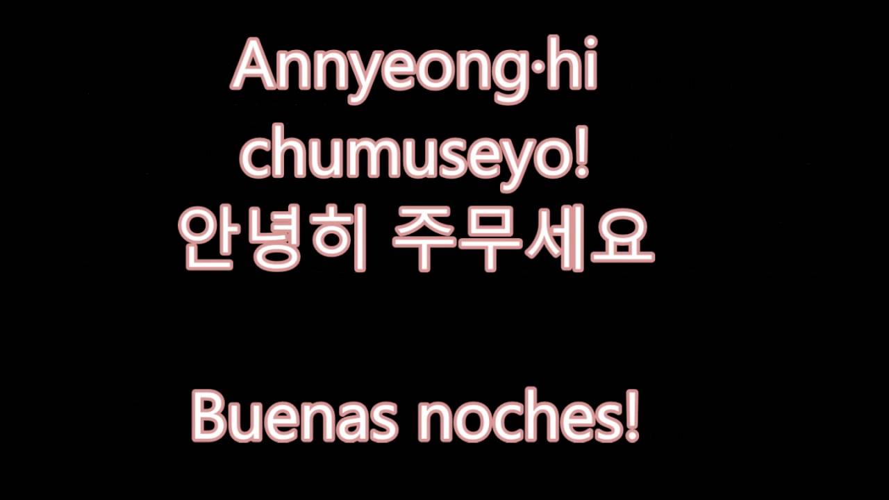 Saludos y Despedidas en Coreano - YouTube