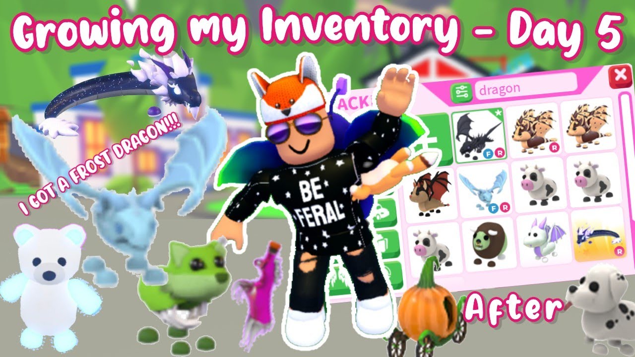 Day 5 - Growing My Inventory in Adopt Me in 7 Days - YouTube