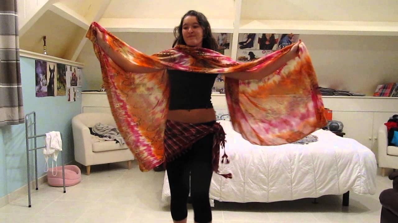 Veil belly dance choreography - YouTube