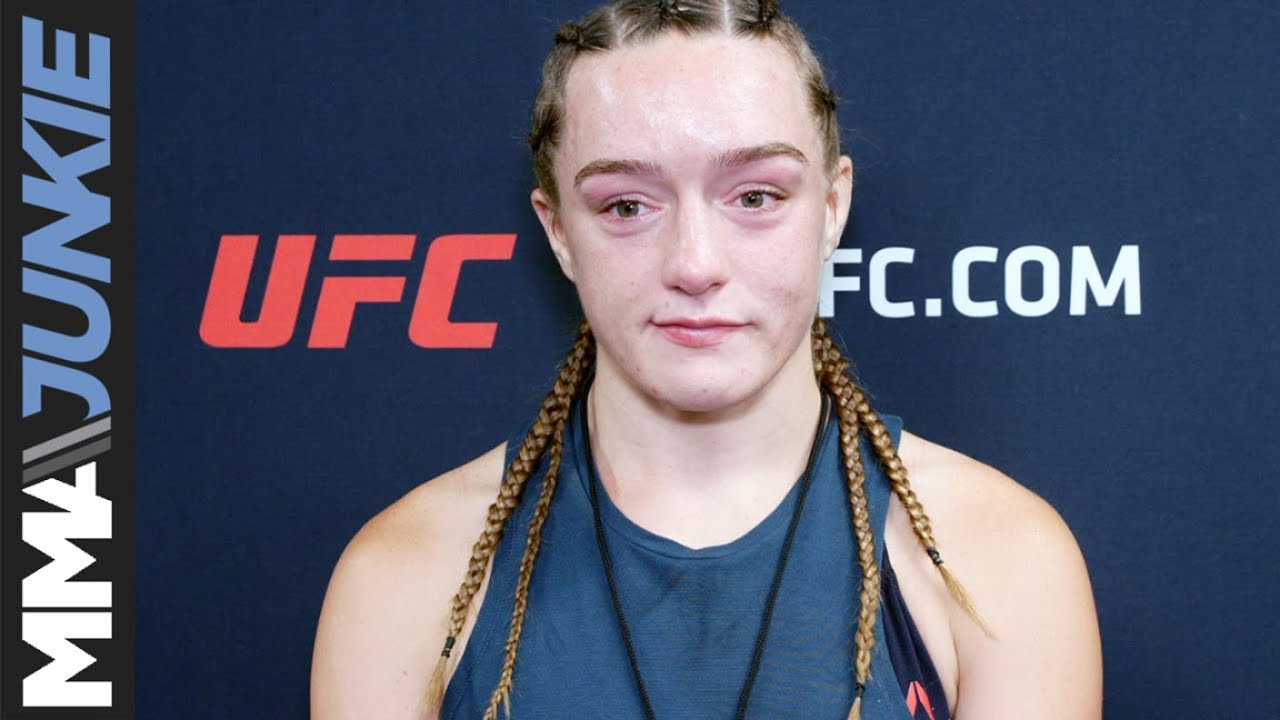 UFC on ESPN+ 13: Aspen Ladd post fight interview - YouTube