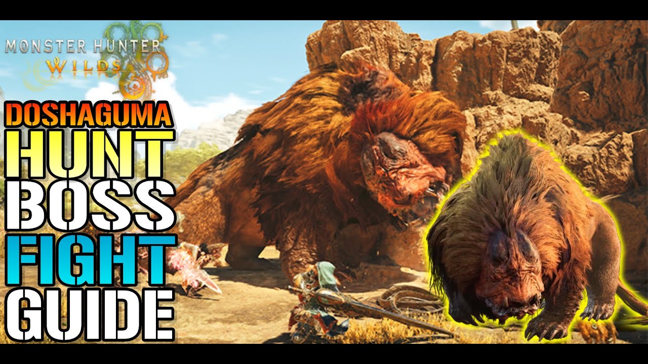 Monster Hunter Wilds: "Doshaguma" Boss Fight Guide! Open World Gameplay ...