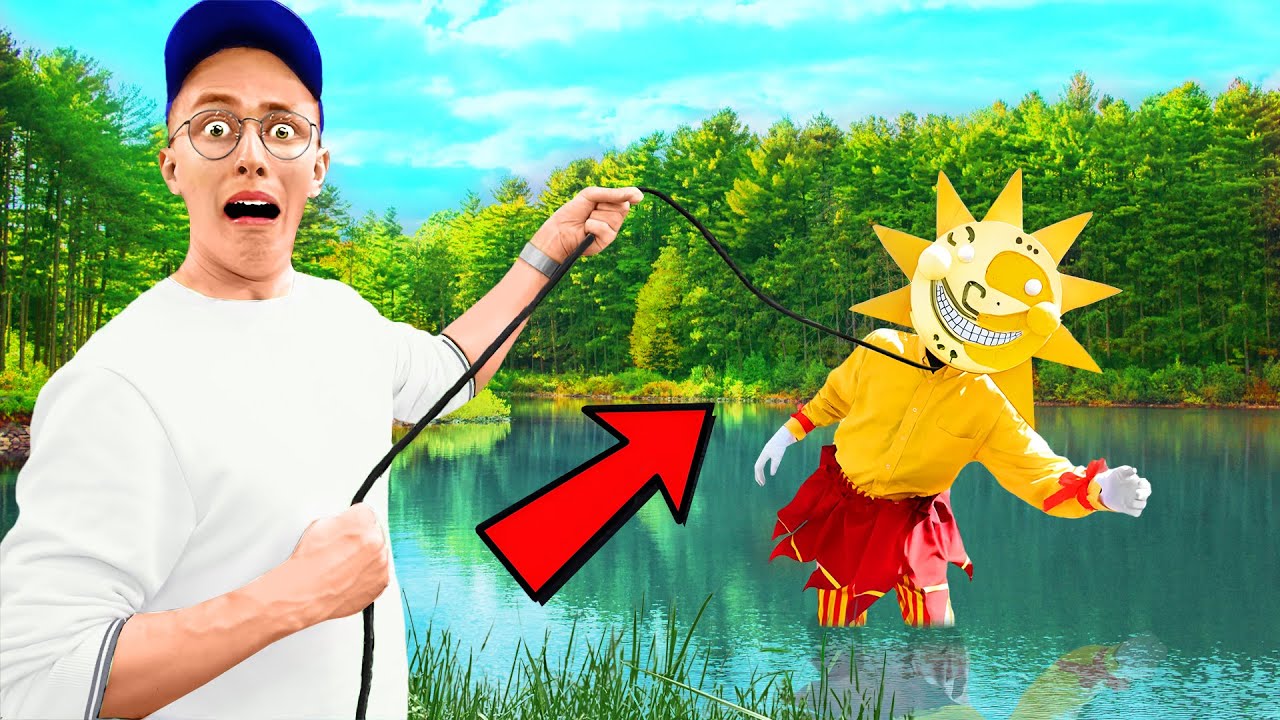 ATRAPÉ AL FNAF Security Breach ANIMATRONIC SUN en la pesca magnética ...