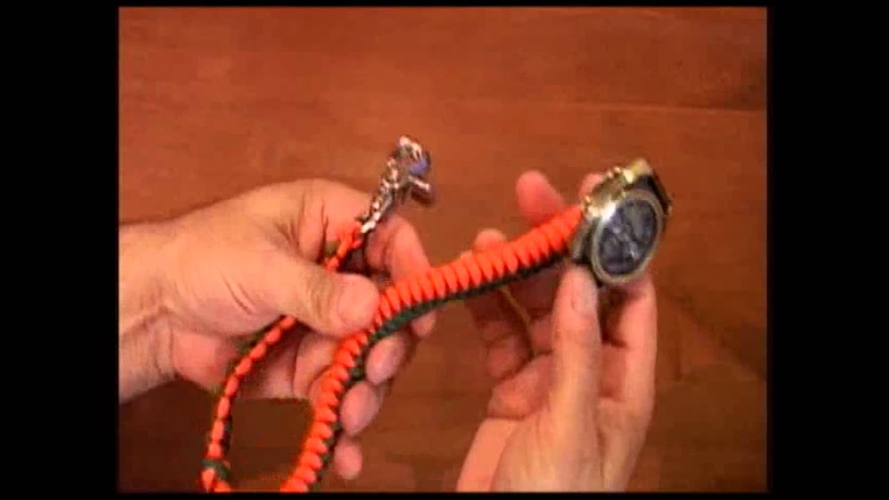 The Paracord Weaver: Proto Type - Pocket Watch Tether/Leash - YouTube