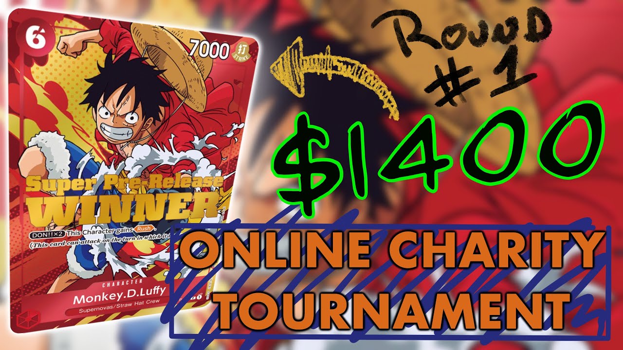 PLAYING FOR A $1400 TRADING CARD!! One Piece Card Game Round #1 ...