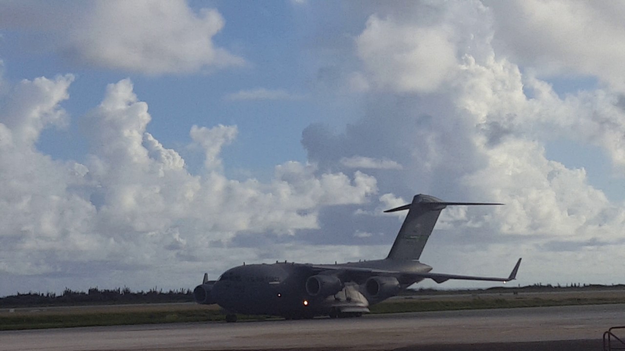 US airforce @ Curacao intl airport TNCC - YouTube