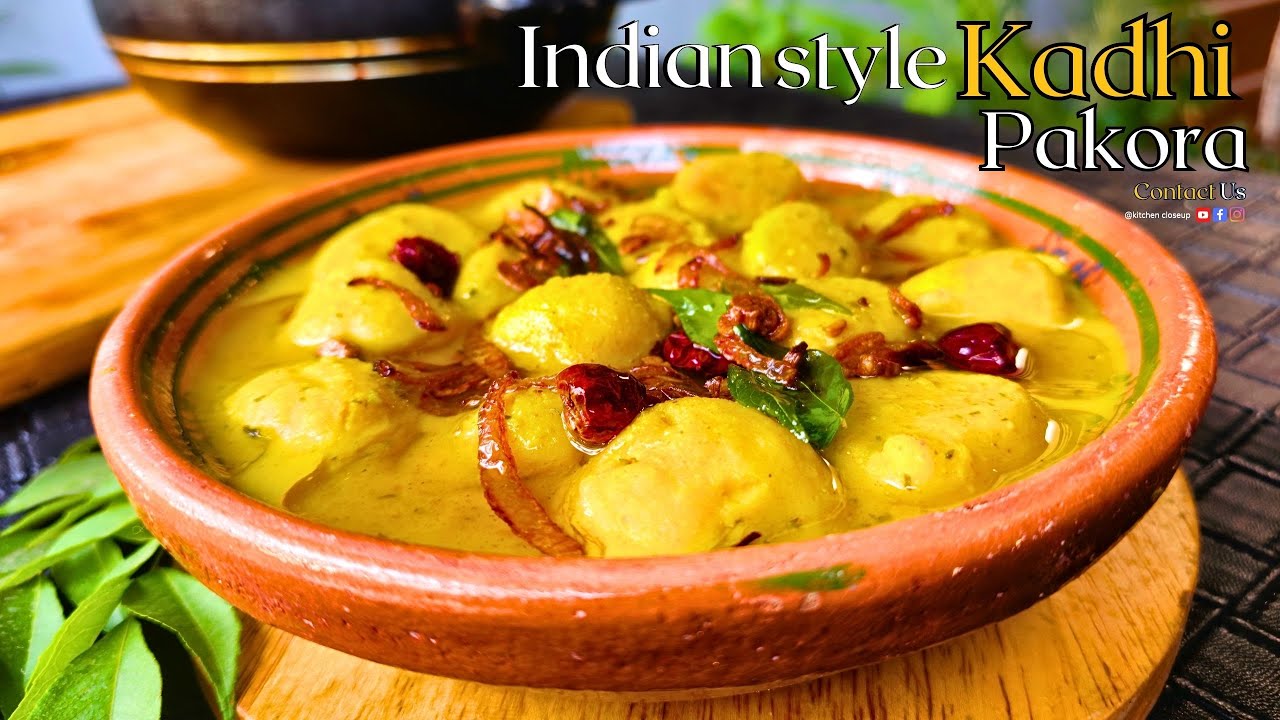 Indian Style Kadhi Pakora Recipe Kadhi Pakora recipe کڑھی پکوڑا بنانے ...