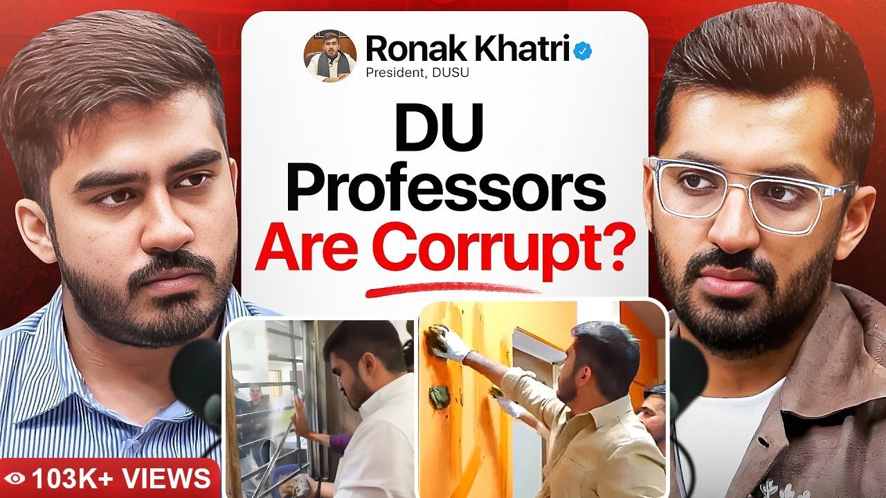 Ronak Khatri Ne DU Principal Ki Wall Pe COW DUNG Kyu Lagaya? | Dostcast - YouTube