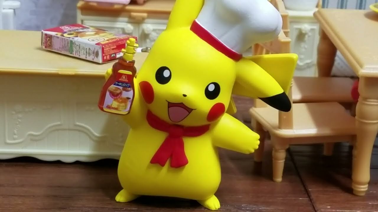 Pokémon Pikachu Makes Pancakes! (Pikachu's Kitchen) - YouTube
