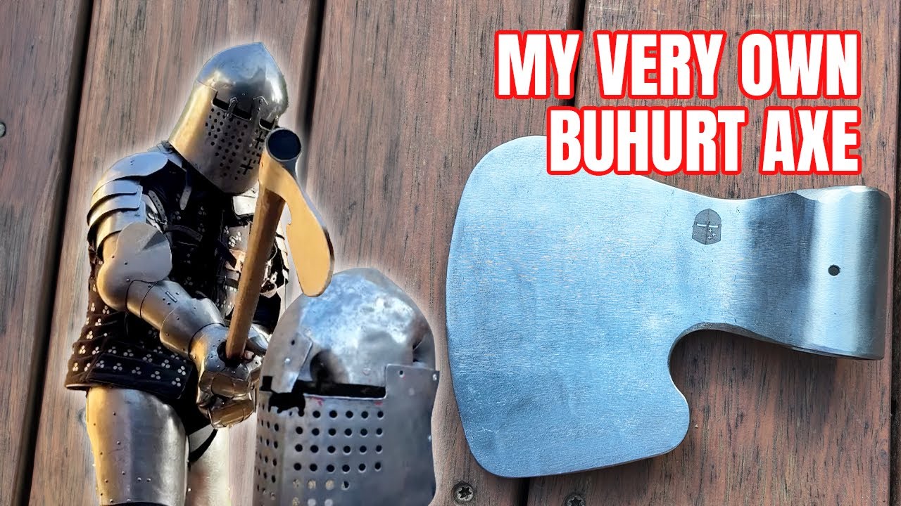Bringing out my very own Buhurt steel axe! - YouTube