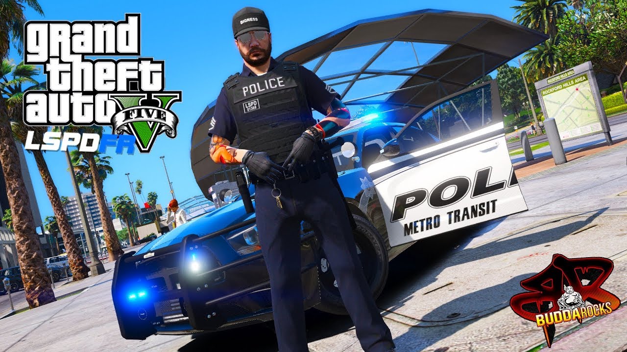 "METRO!" LSPD Metro Transit Police LS Subway Patrol GTA 5 LSPDFR Police ...