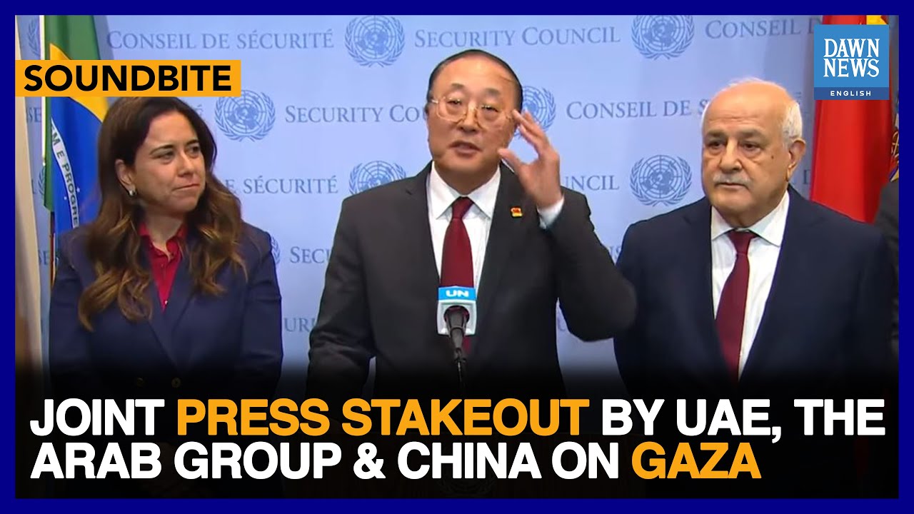 Full Press Conference: UAE, Arab Group, China Demand Full Ceasefire In ...