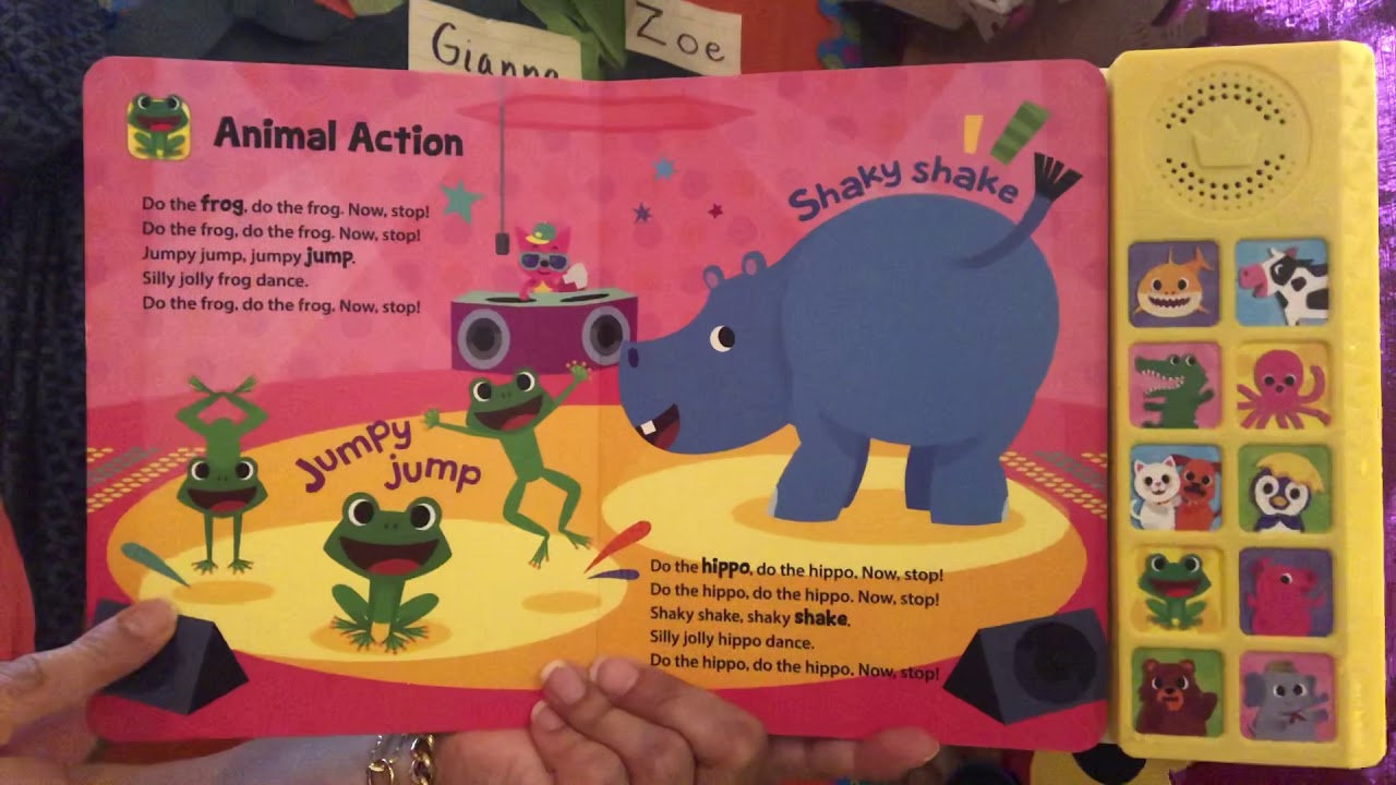 Pink Fong Animal Songs/Baby Shark Sing Along Book - YouTube