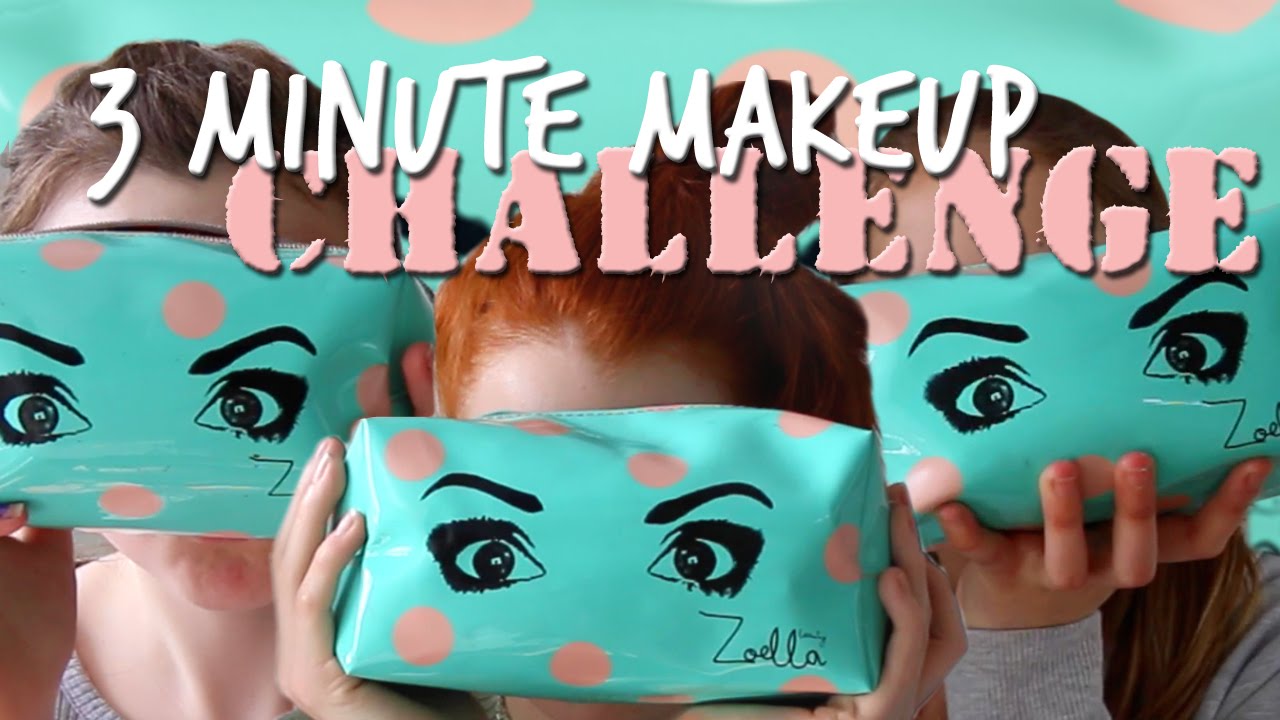Playing 3 Minute Makeup Challenge Game, YouTuber Friends | Nilipod ...