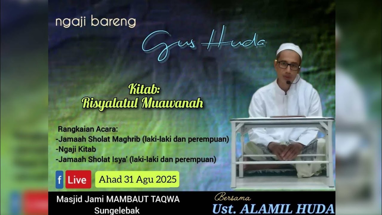 📡Live Lailatul Ijtima' Malam 13 Rabiul Awal 1447H. Bareng Ustadz Alamil ...