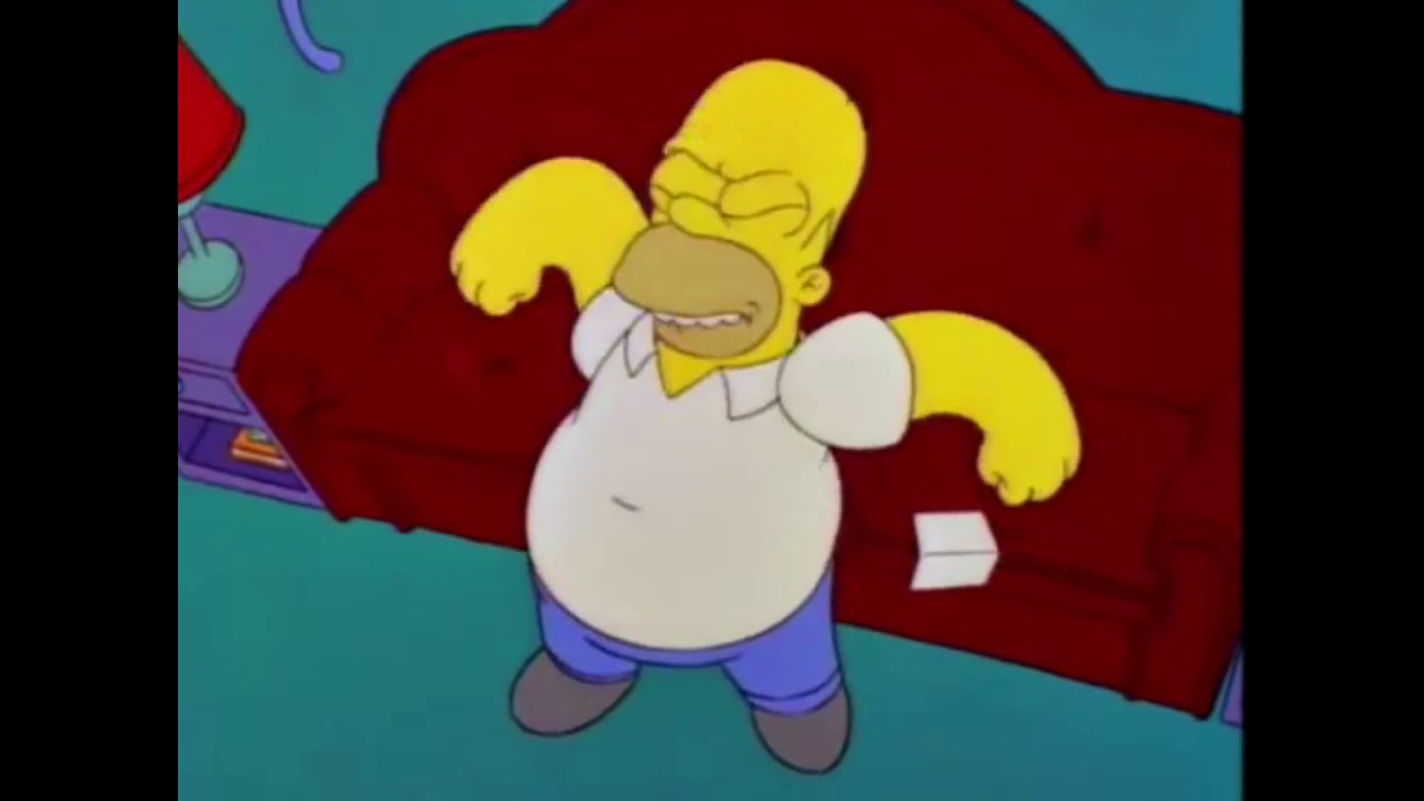 Homer says a REALLY BAD word - YouTube