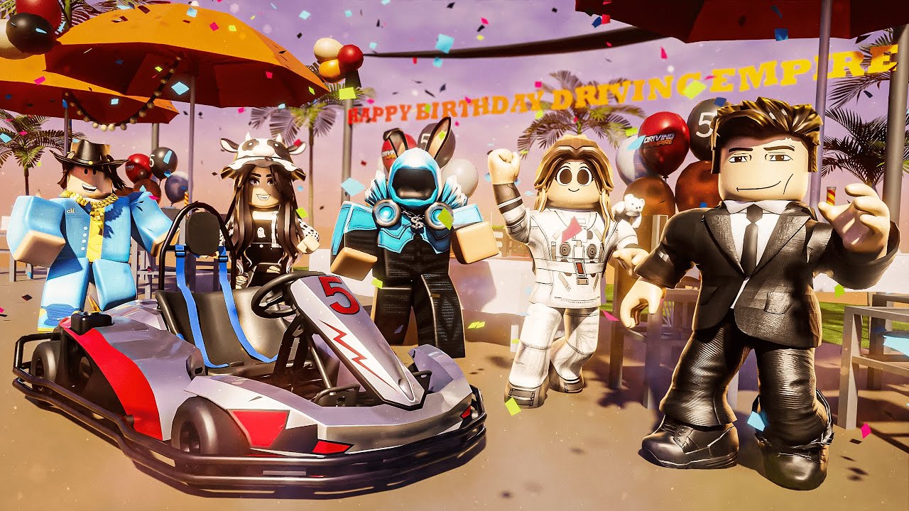 ¡FESTEJANDO a Driving Empire cumple 5 añitos 🎉🥳! - 🔴DIRECTO🔴 - YouTube