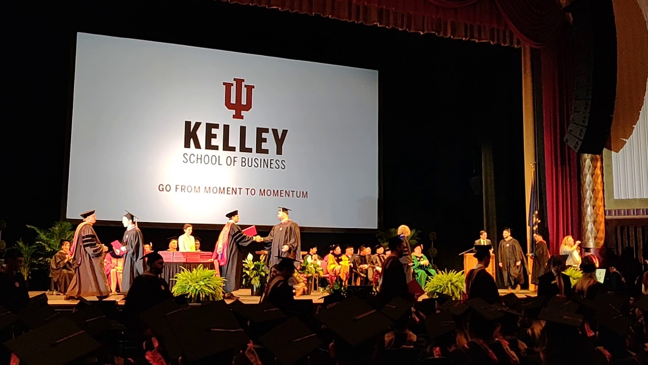 Shirish Bhide graduating from Kelley school of business IU - YouTube