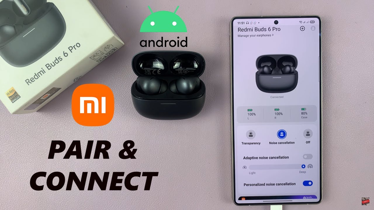 How To Pair & Connect Redmi Buds 6 Pro With Android (Full Set Up) - YouTube