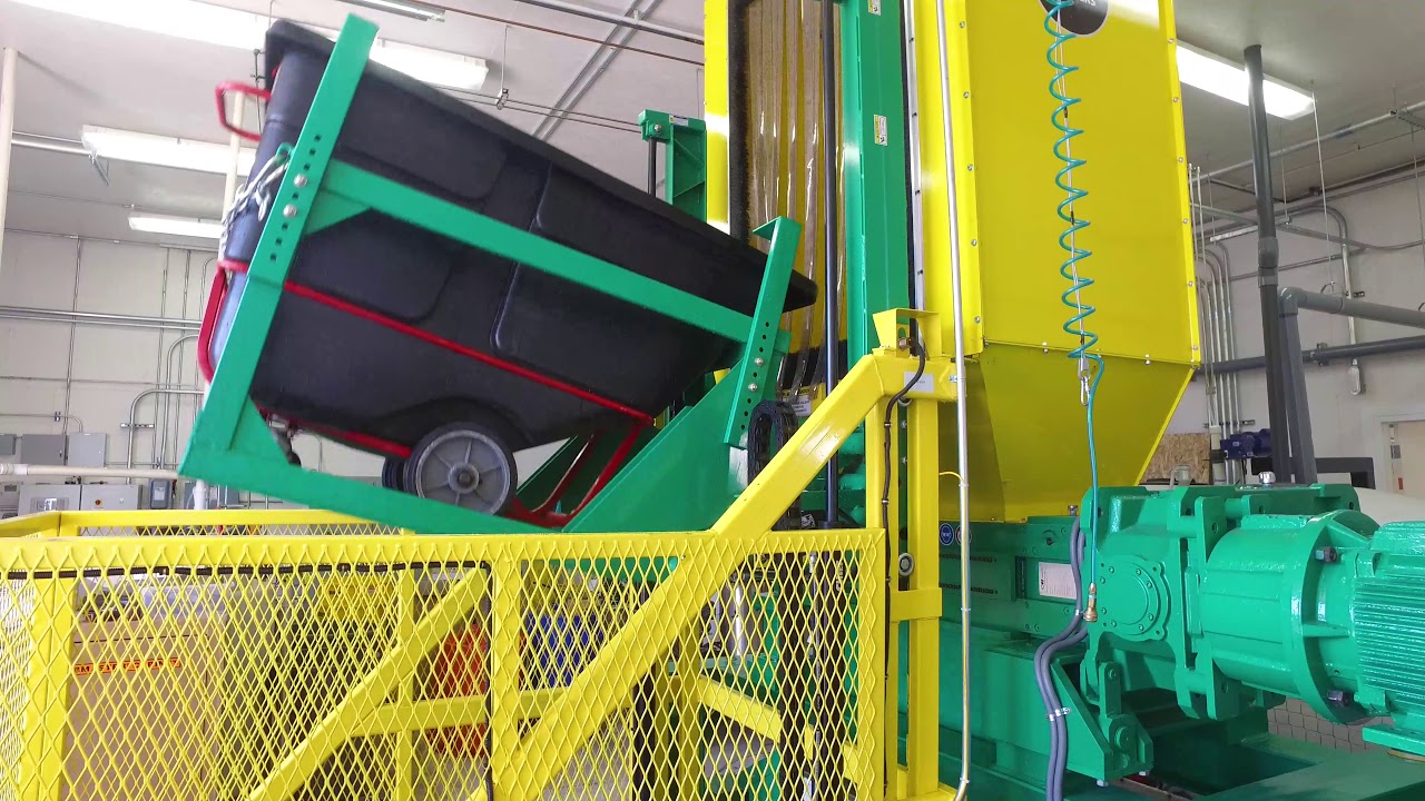 H-50 Shredding System with Auto Tipper & Liquid Separation System | CM ...