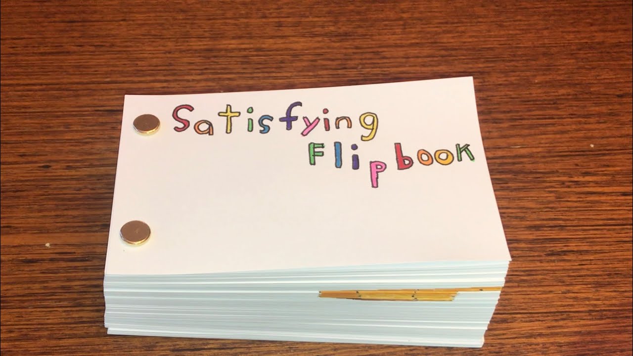 Satisfying Flipbook | Andymation flipbook kit - YouTube