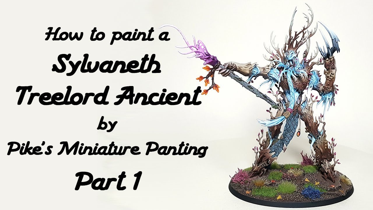 How to Paint: Sylvaneth Treelord Ancient Part 1 - YouTube