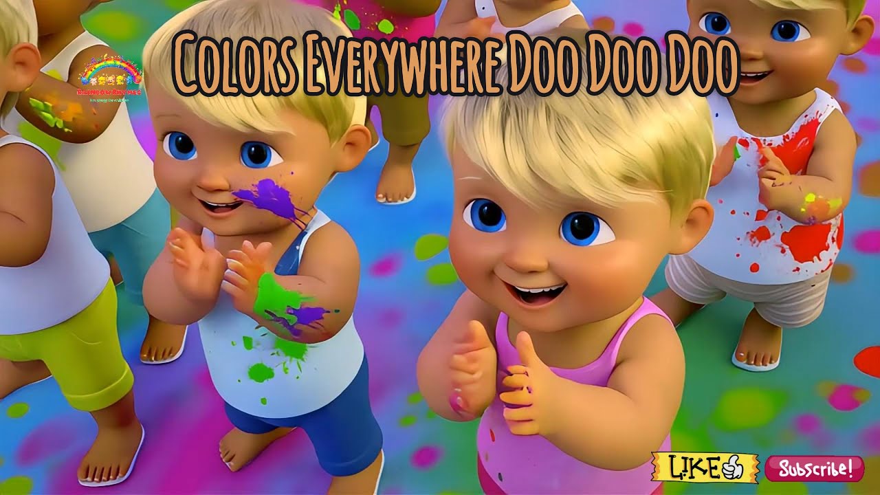 Colors Everywhere Doo Doo Doo 2 - baby song + Nursery Rhymes Song ...