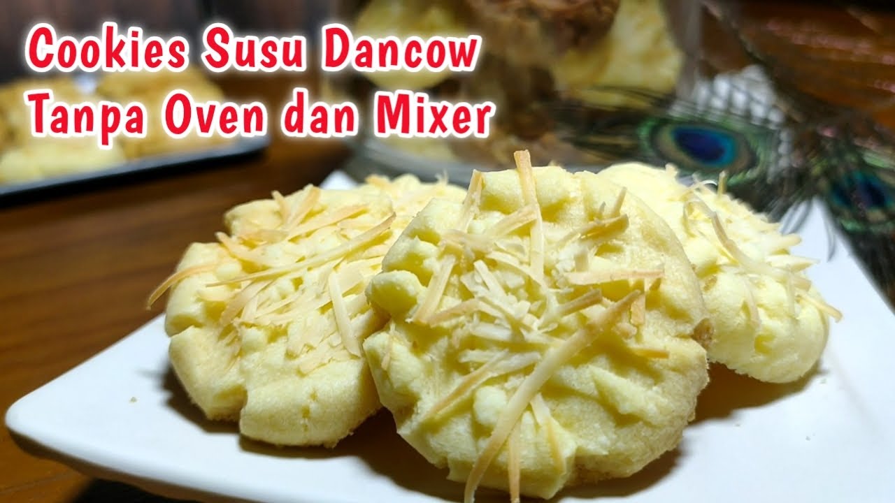 Kue Kering Lebaran 2021 | Cookies Susu 3 Bahan | Cookies Tanpa Oven dan ...