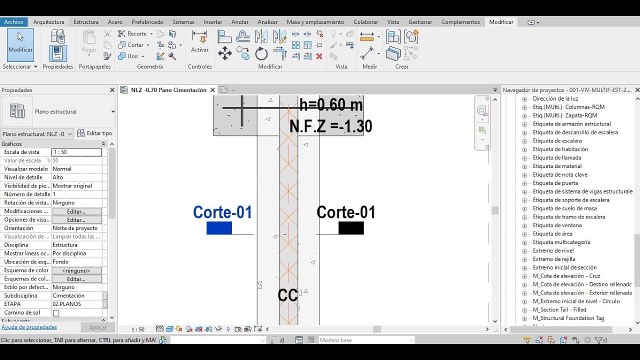 Crear, configurar y modificar símbolo de corte (Sección)- Revit - YouTube