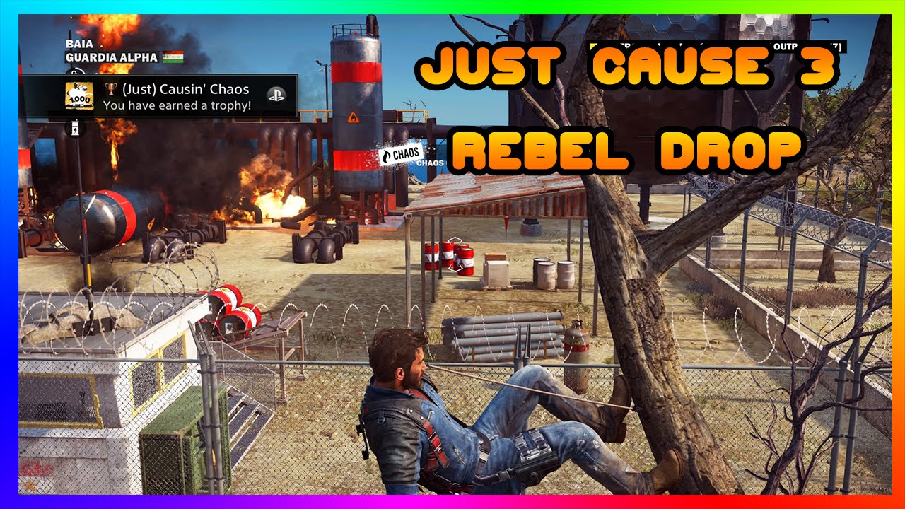 JUST CAUSE 3 HOW TO GET REBEL DROP MENU TIPS AND TRICKS - YouTube