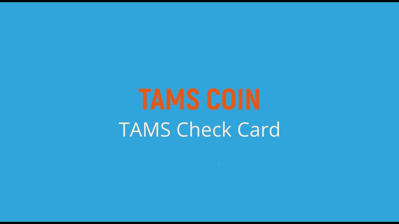 탐스체크카드, 탐스코인을 체크카드로 전국 어느 곳에서든지 사용 가능.tams check card - YouTube