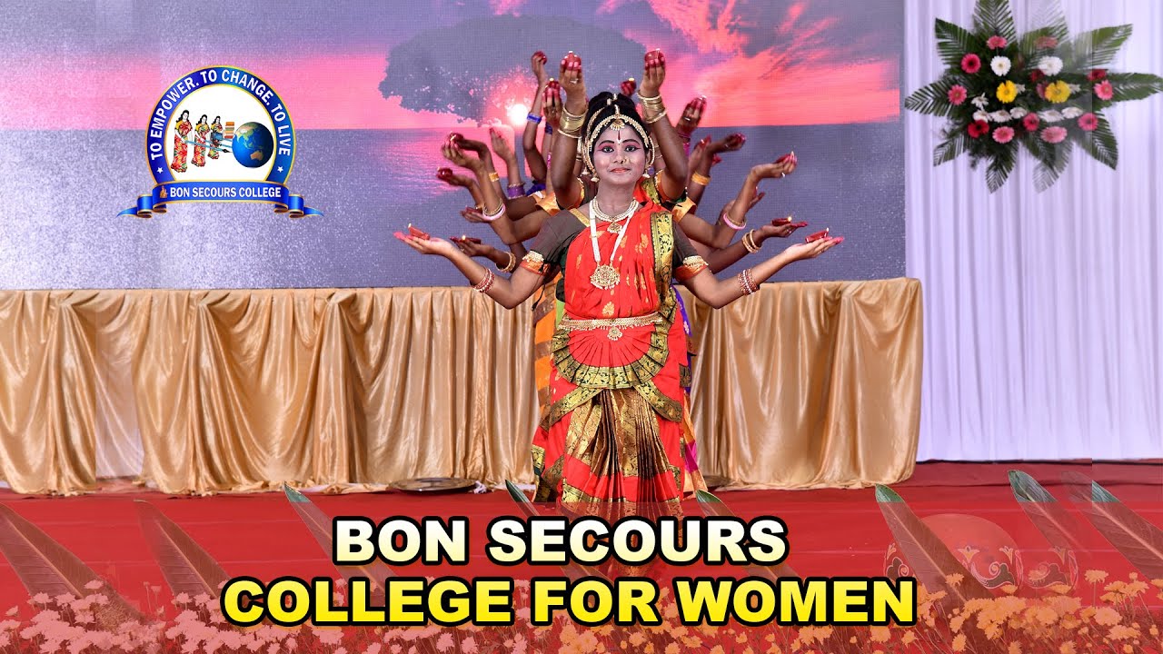 Bon Secours College for Women - Bharatanatyam - YouTube