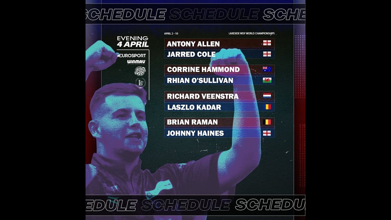 WDF World Darts Championship 2022 Round 2 Brian Raman vs Johnny Haines ...