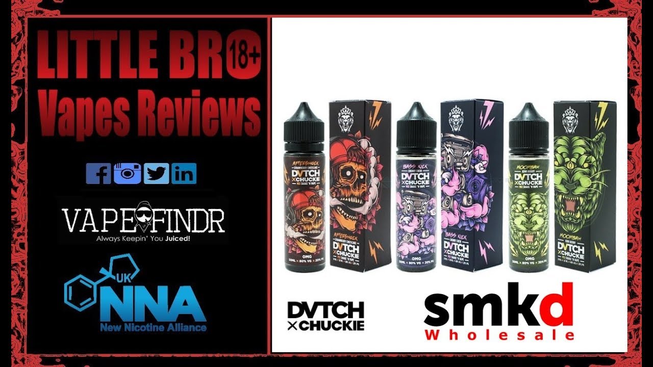 smkd dvtch amsterdam x chuckie range e liquid - YouTube