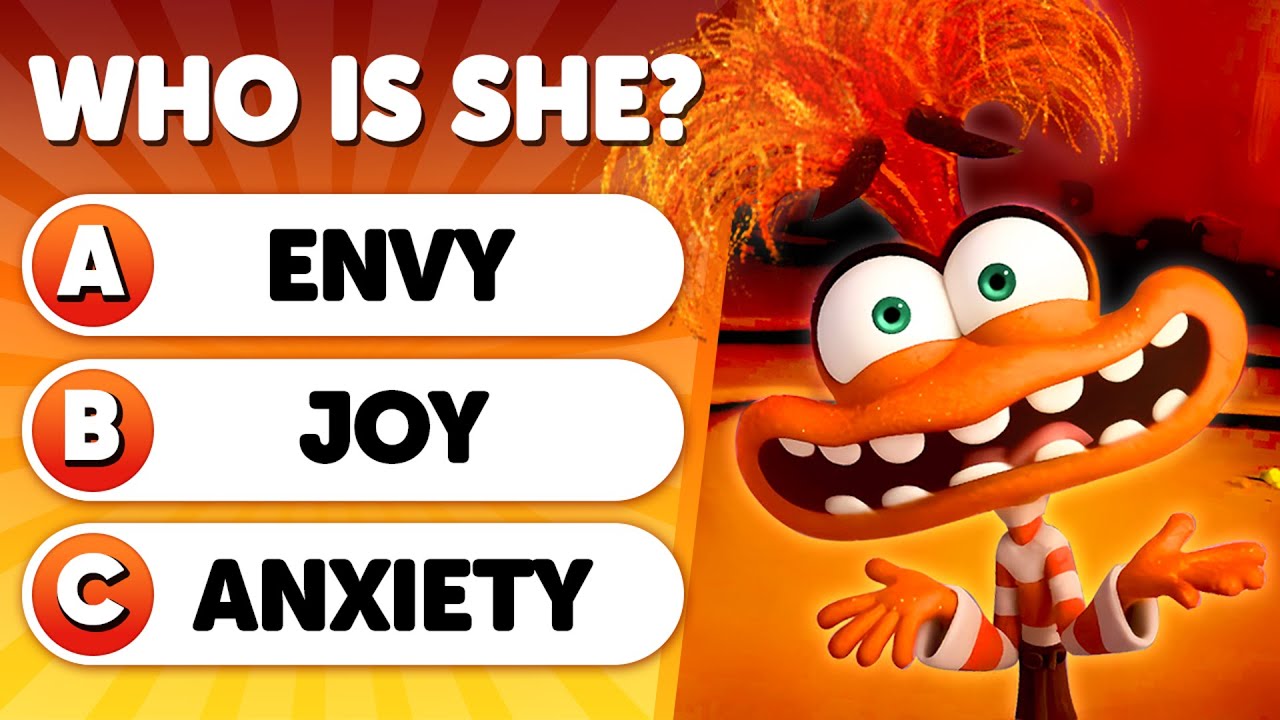 How Much Do You Know About Inside Out 2? 😁😭😱🤢😡 | Inside Out 2 Movie ...