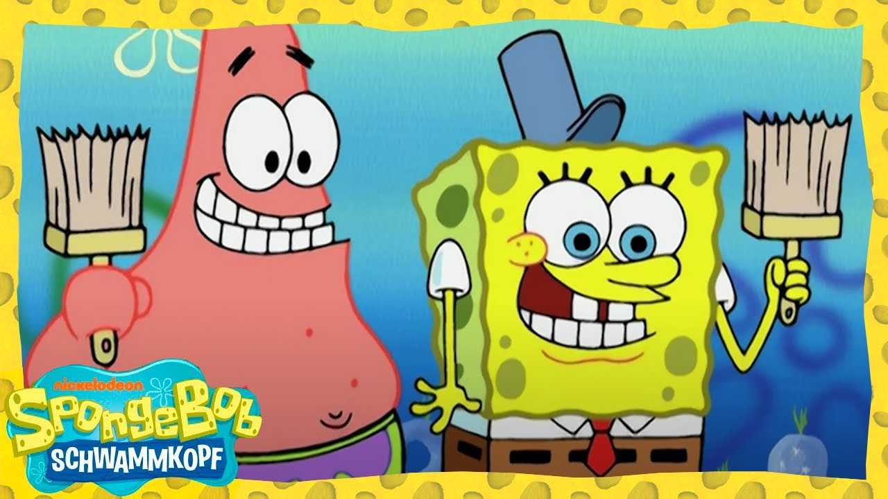 SpongeBob | SpongeBob gestaltet den Abfalleimer um | SpongeBob ...