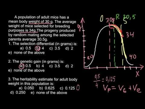 How To Calculate Selection Differential Genetics