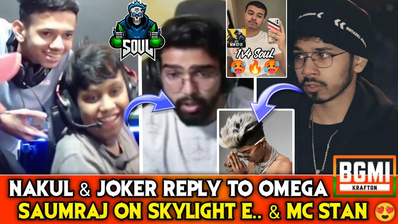 GE Nakul Reply to SouL Omega & SouL 1v4 by This Player 🔥 Saumraj on MC ...