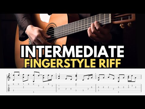 Try This Cool Intermediate Fingerstyle Riff in Bm - YouTube