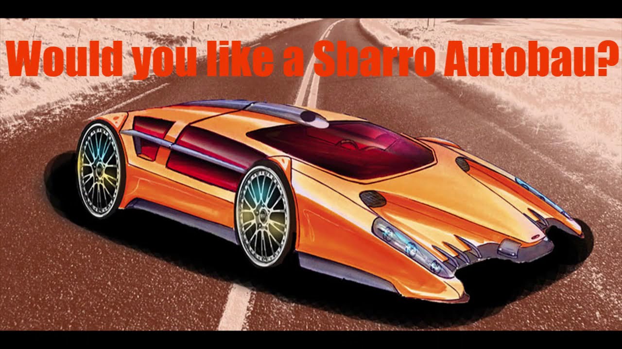 The Sbarro Autobau: Four-Wheeled Concept Supercar - YouTube
