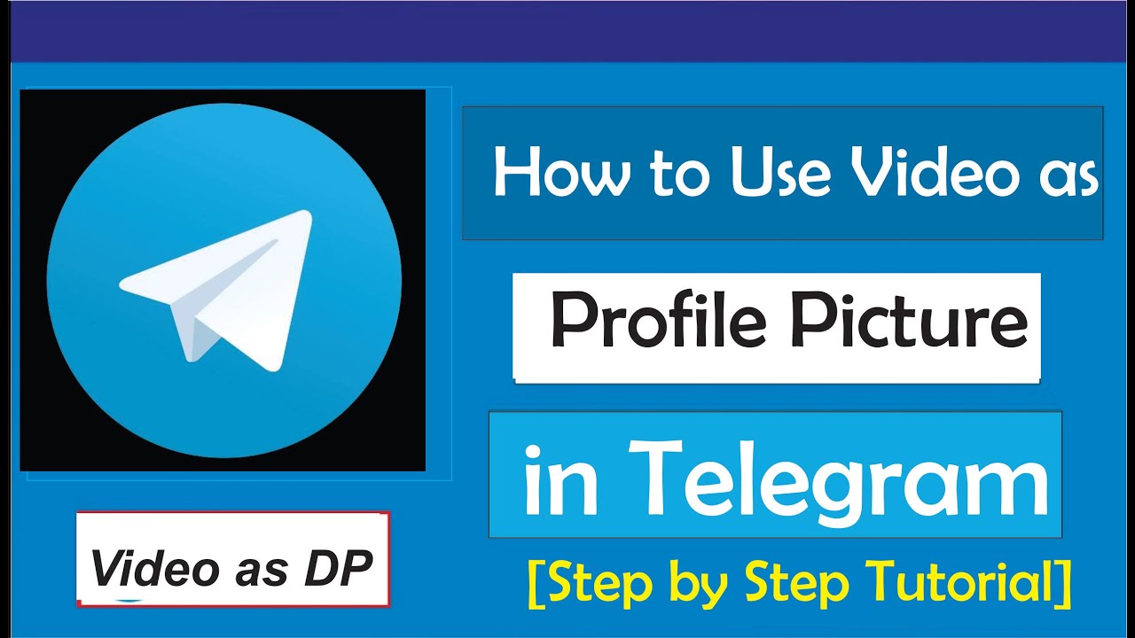 How to use Video as Profile Picture in Telegram - YouTube