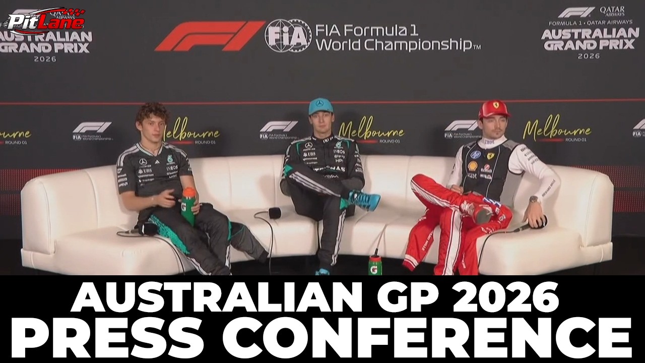 F1 Drivers Post Race Press Conference | Australian GP 2026 - YouTube