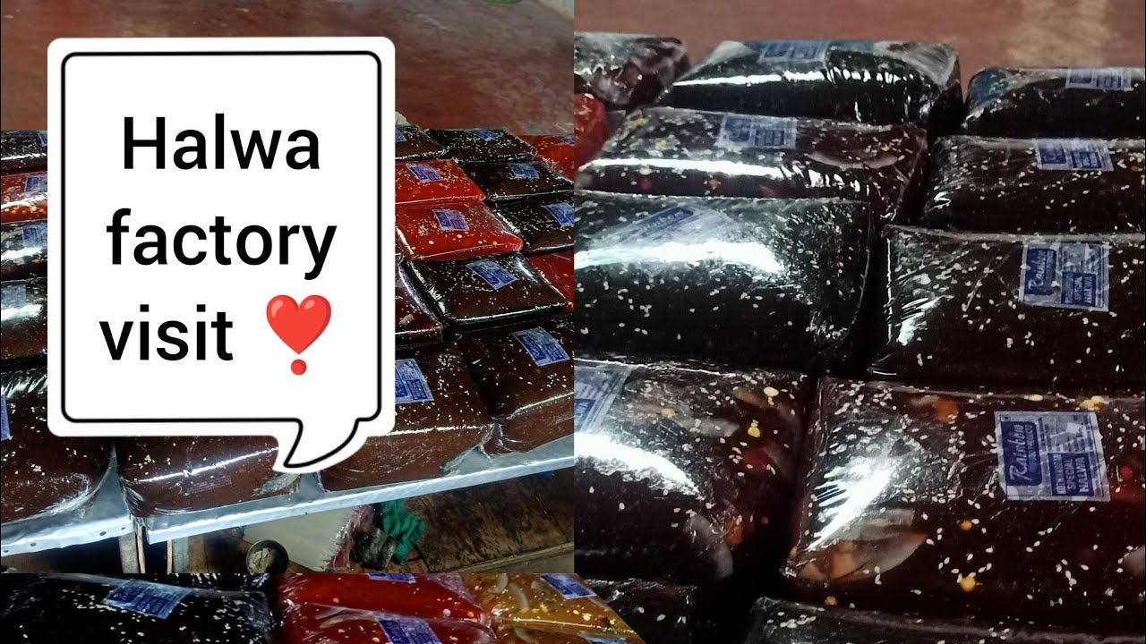 Halwa factory visit 💗 - YouTube