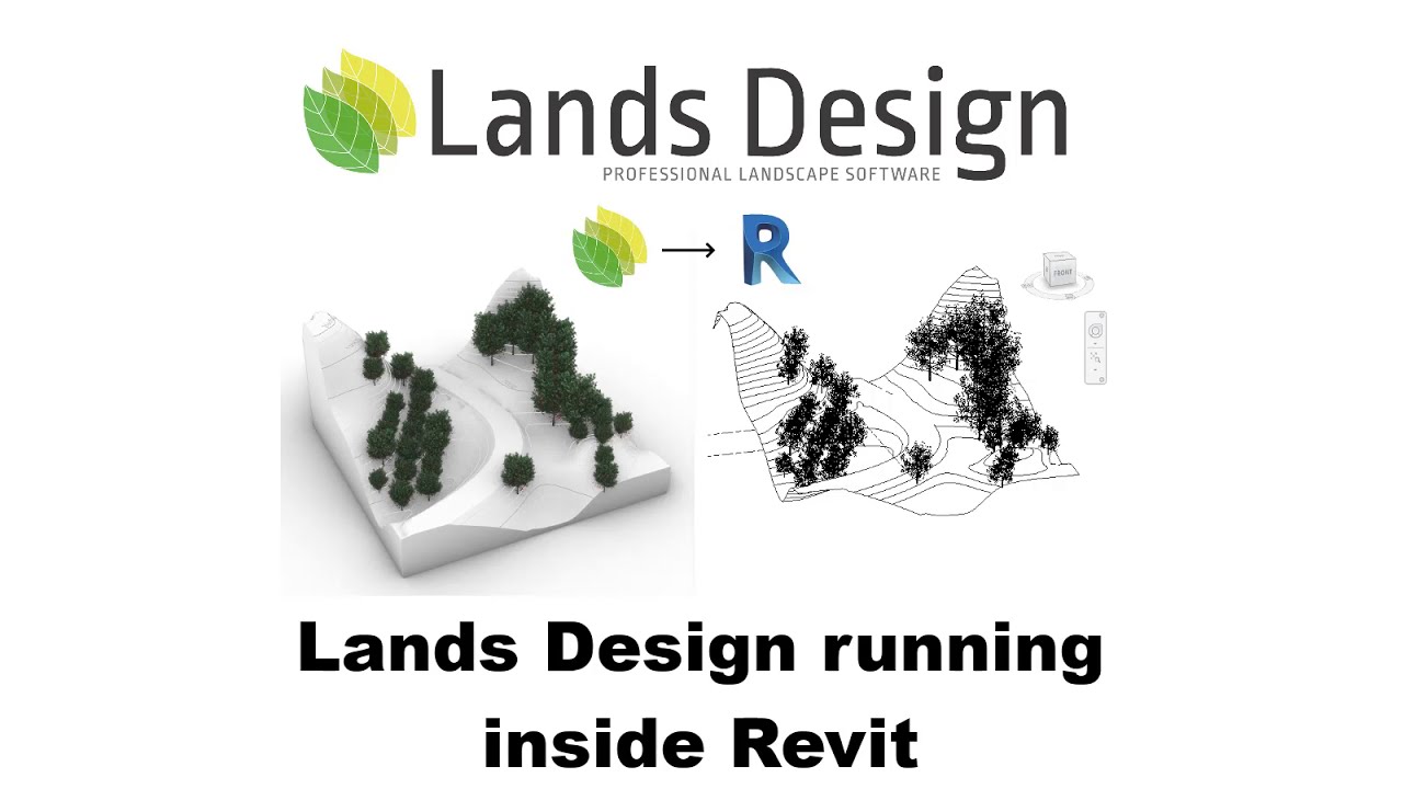 Lands Design running inside Revit - YouTube