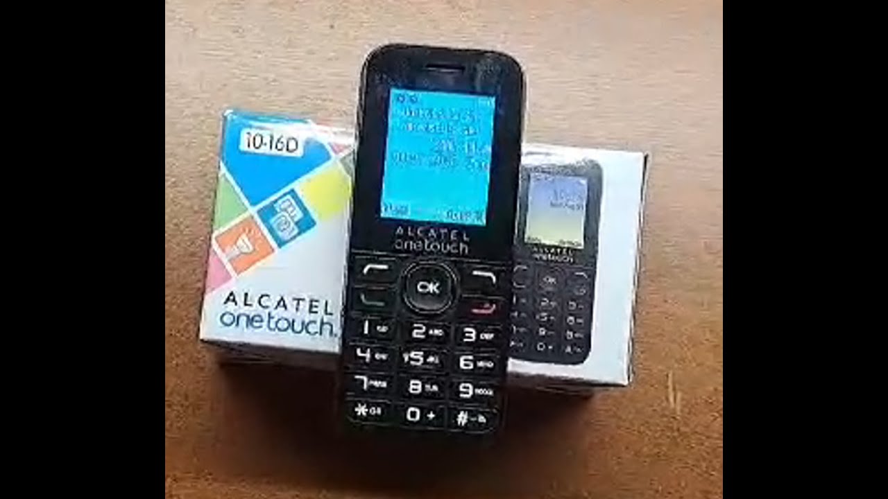 Unboxing rapido dell'Alcatel One Touch 1016D - YouTube