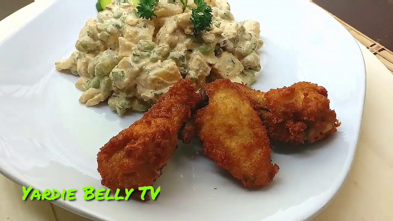 How I Make Jamaican YELLOW YAM SALAD With Edamame & Jalapenos - YouTube