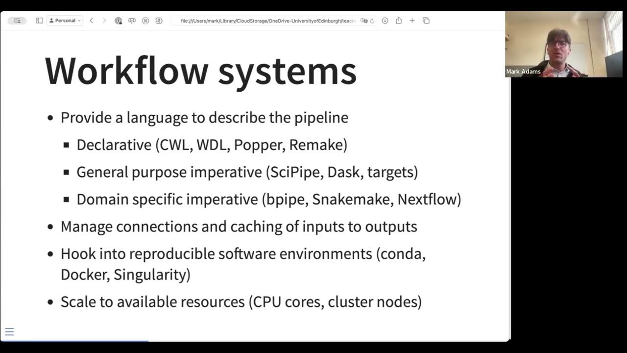 Turing-Roche Tech-Talk: Workflows for reproducible, replicable, scalable, and portable science ...