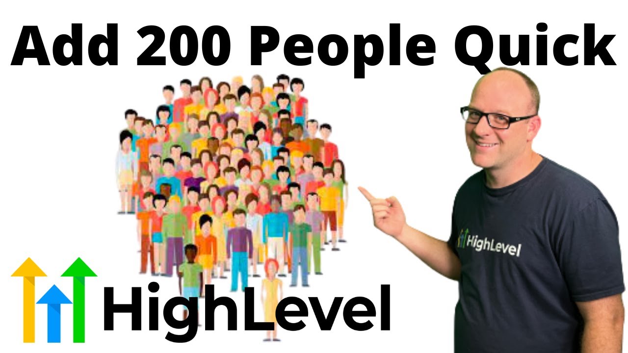Free HighLevel Demo Account Snapshot! Add 200 people quick! - YouTube