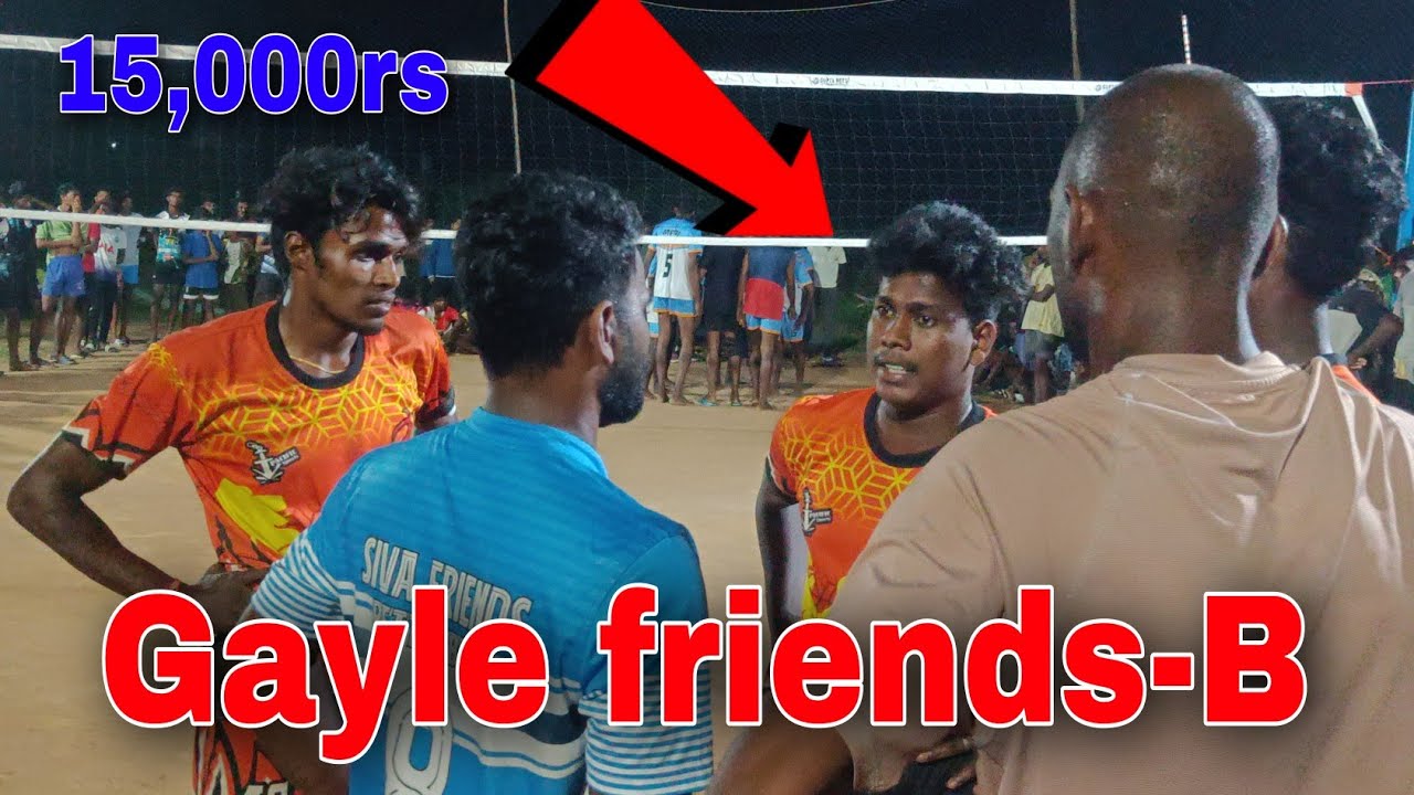 15k 🔥|Gayle friends-B 🆚 David friends | firing🔥match #volleyball - YouTube